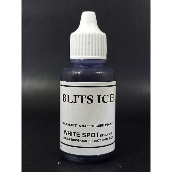 Jual Blits Ich / Blitz Icht 30ml Methylene Blue obat biru ikan anti ...