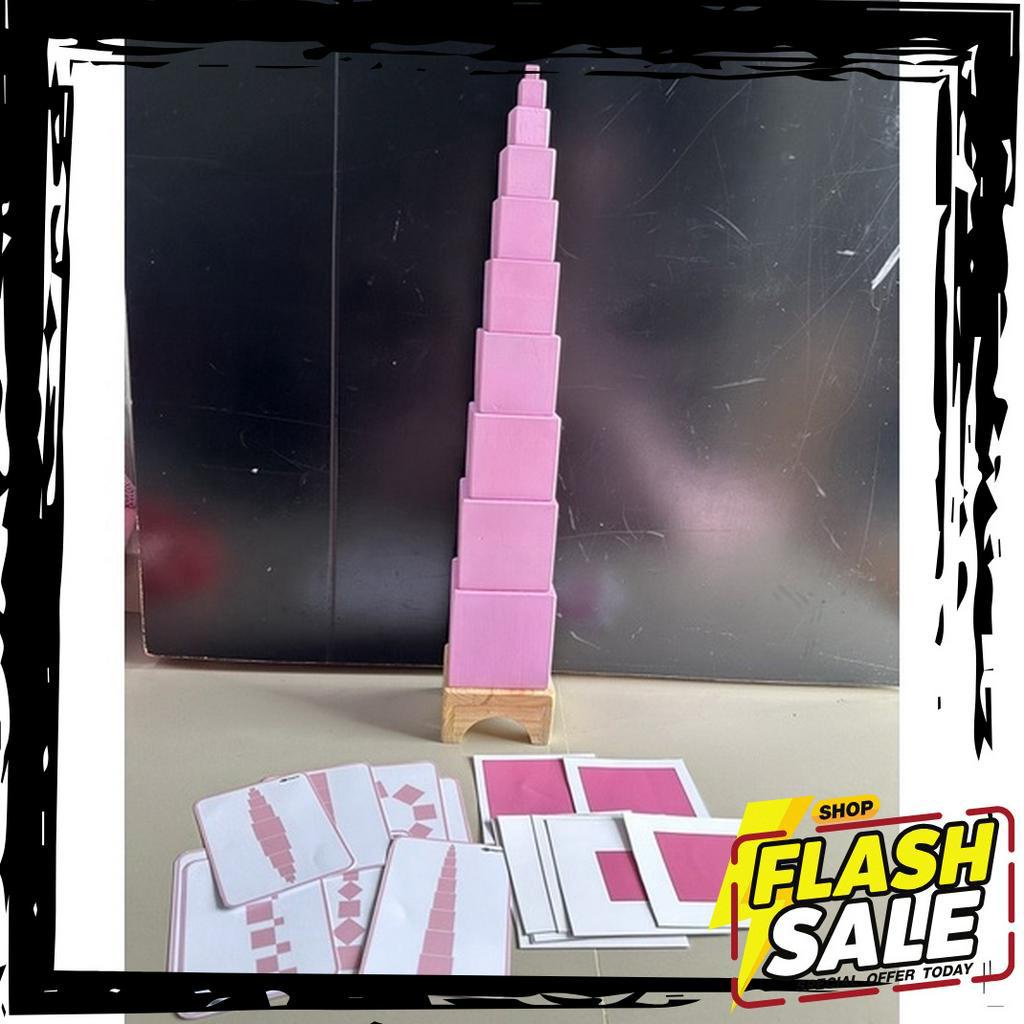 Jual MURRRMERRR Pink tower solid Montessori dan printable pink tower ...