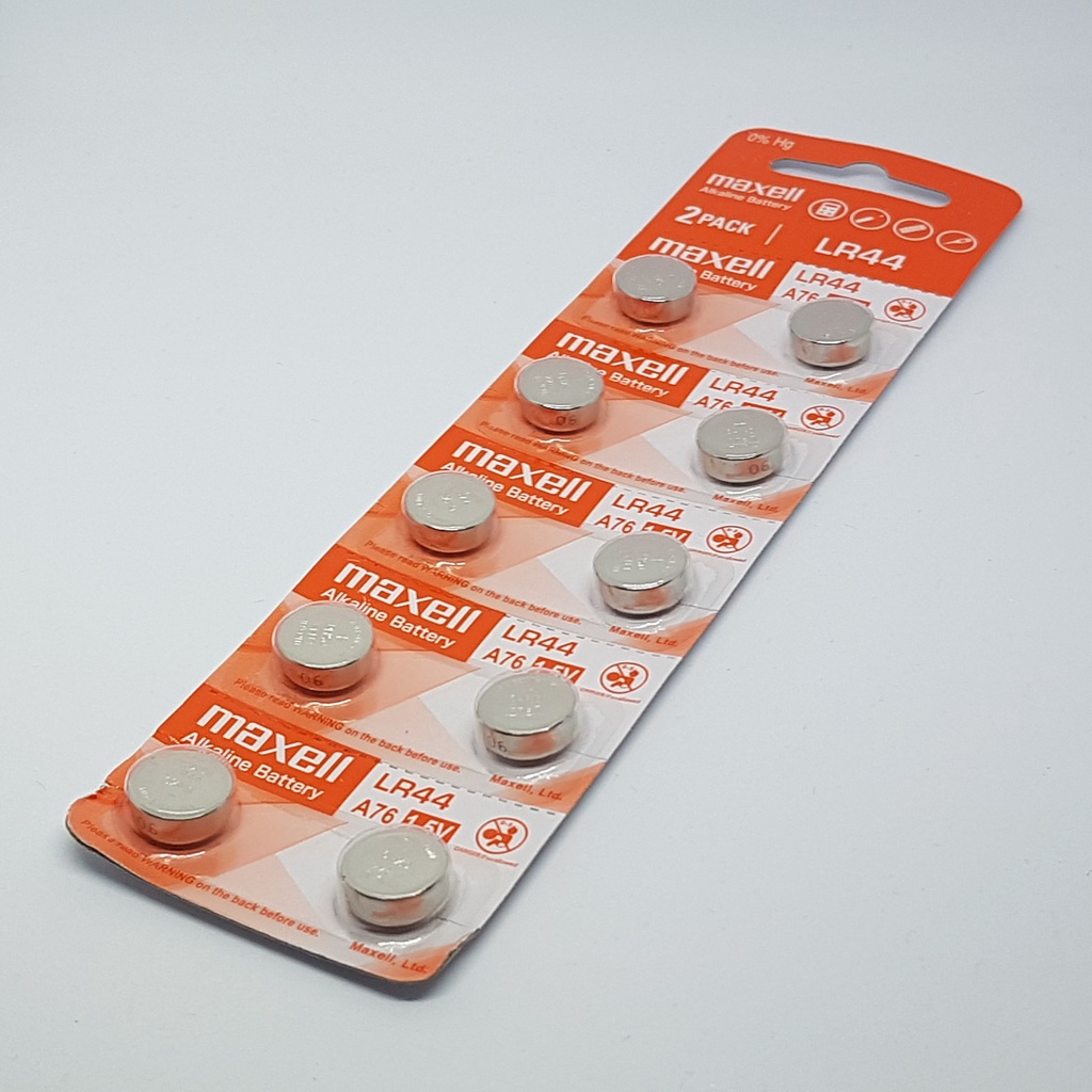 Jual BATERAI UNTUK LIGHTSTICK DAN MAINAN MAXELL LR 44 LR44 A76 ORIGINAL ...