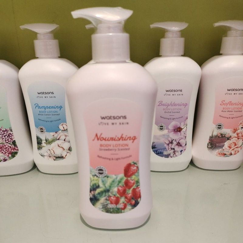 Jual watsons body lotion scented 550 ml / body lotion watsons 550 ml ...