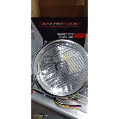 Jual Lampu Reflektor Cb Pesek Kaca Datar Dop Led Merk Ride It/Reflektor ...
