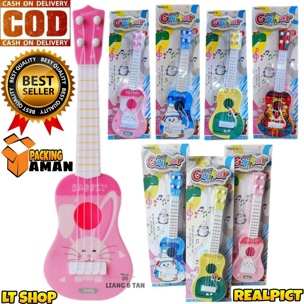 Jual ( BISA COD ) PROMO Mainan Gitar Ukulele Anak / Mainan Anak Gitar ...