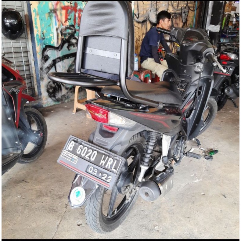 Jual Sandaran jok Supra X 125 New Revo New absolute Revo blade New ...