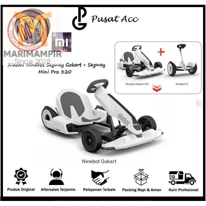 Jual Marimampir Xiaomi Ninebot Segway Gokart + Segway Mini Pro 320 ...