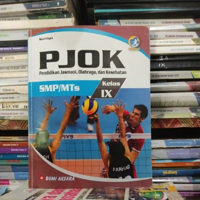 Jual buku pjok/penjaskes/pendidikan jasmani olahraga dan kesehatan/penjasorkes kelas IX/9/3 smp ...