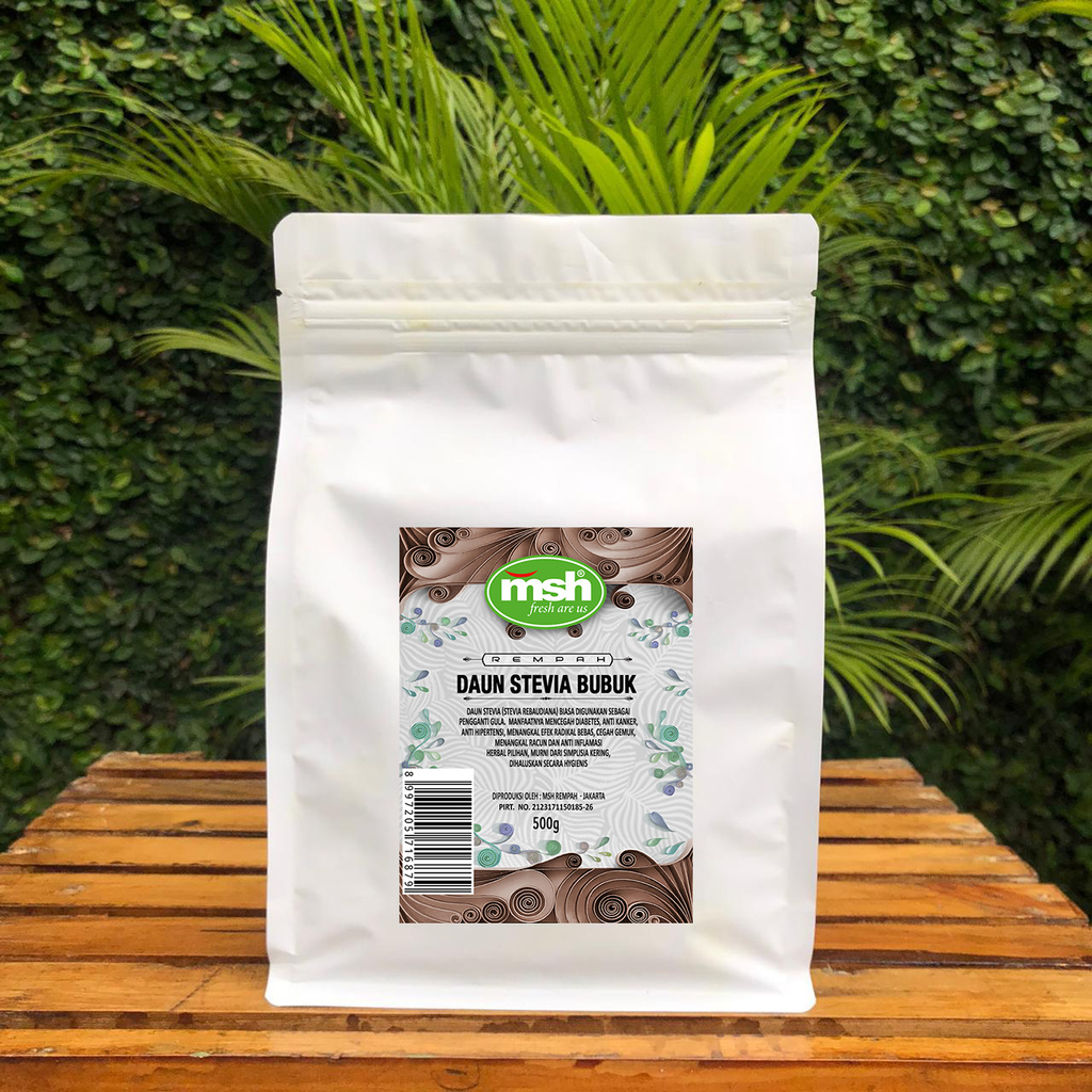Jual MSH Daun Stevia Bubuk 500 g | Shopee Indonesia