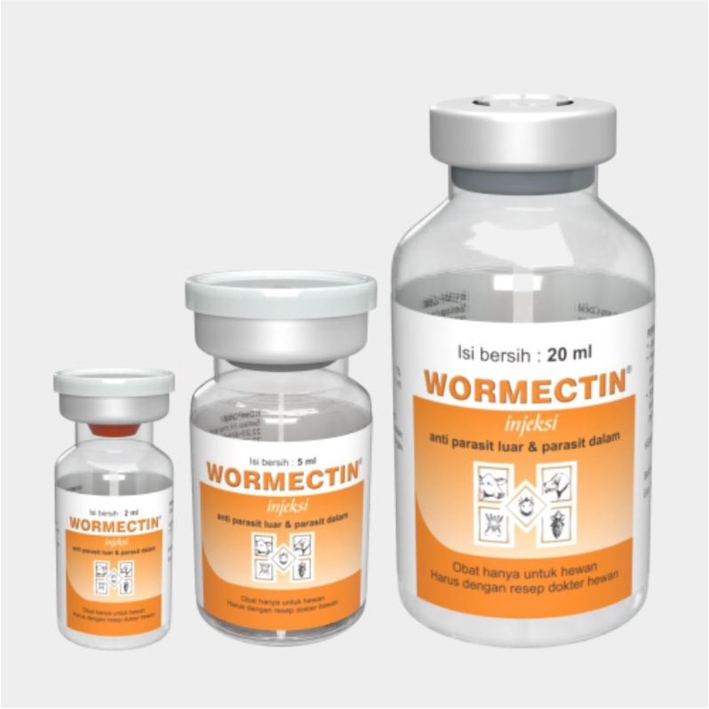 Jual WORMECTIN INJEKSI - (BOTOL) - Obat Suntik Membasmi Parasit Demodek ...