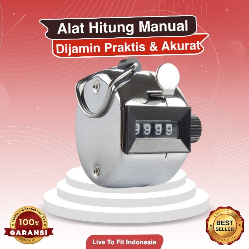 Jual Alat Hitung Cepat Manual Hand Tally Finger Counter | Shopee Indonesia