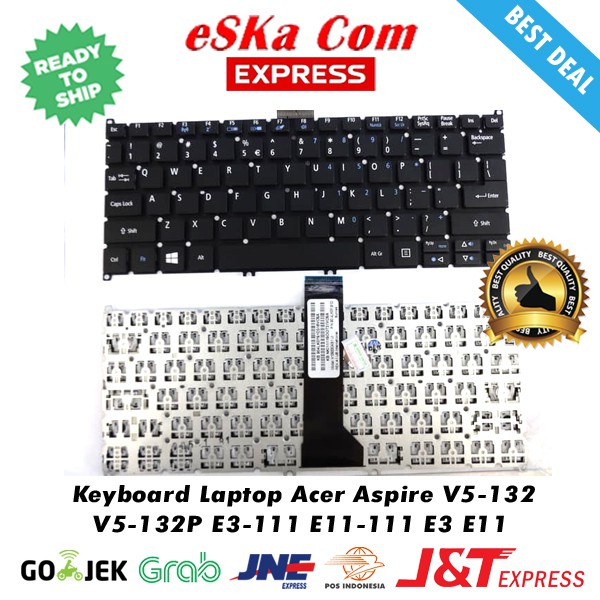 Jual Keyboard Laptop Acer Aspire V5-132 V5-132P E3-111 E11-111 E3 E11 ...