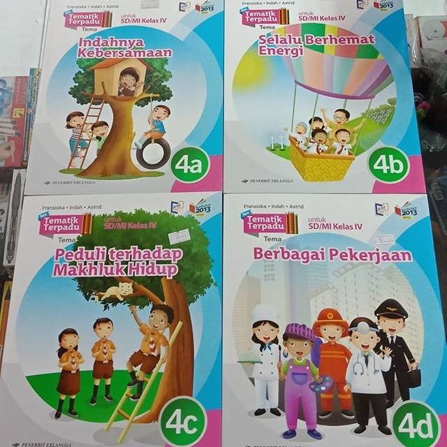 Jual BUKU TEMATIK ERLANGGA kelas 4 sd / mi / TEMA 4c | Shopee Indonesia