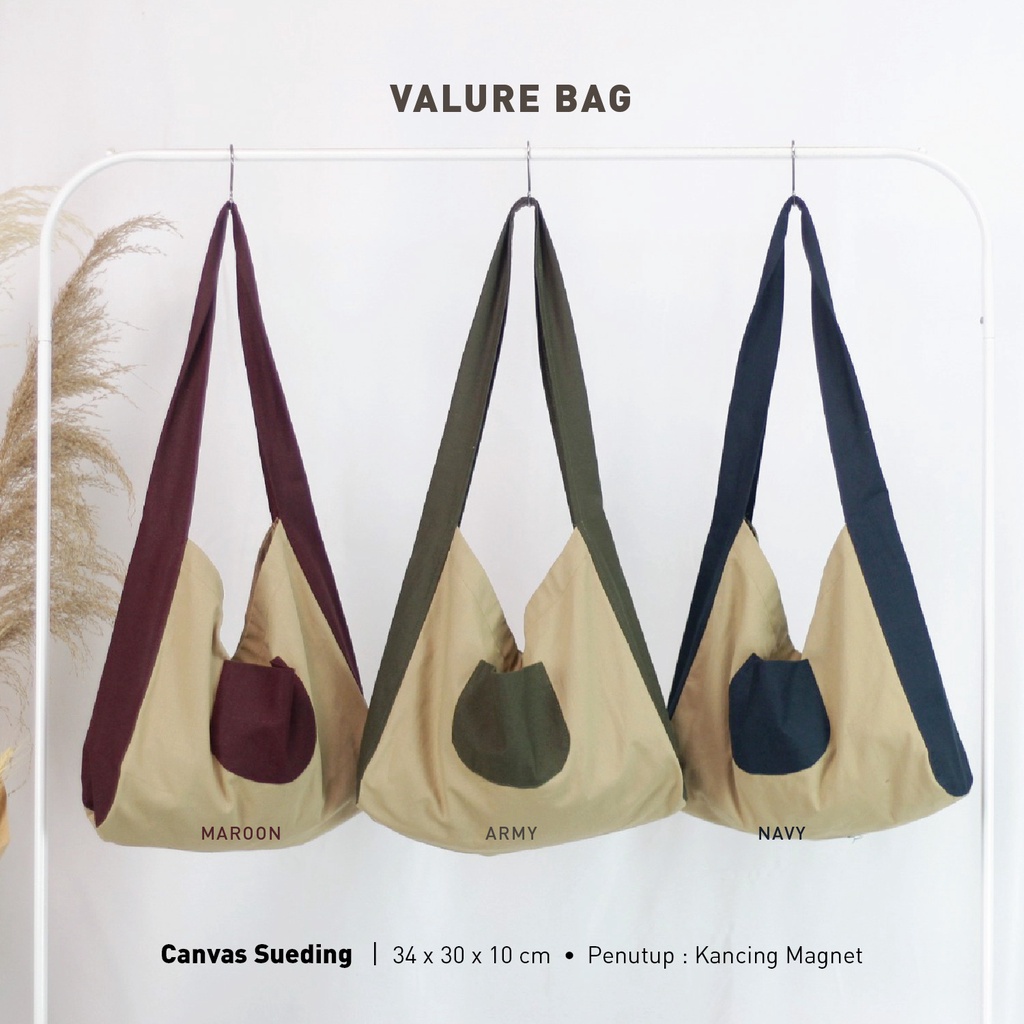 Jual NUDIE BAG / VALURE BAG / TOTE BAG KANVAS BERBAHAN KAIN SUEDING ...