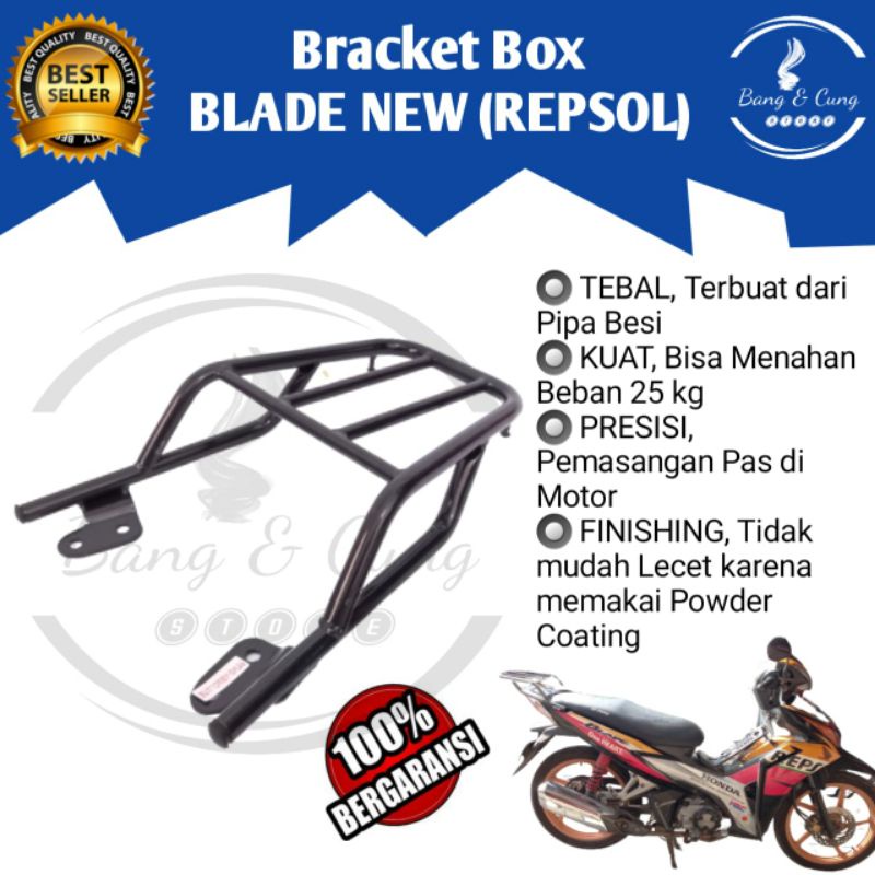 Jual B&C - Breket Bracket Braket Behel Begel Box Belakang Motor Honda ...