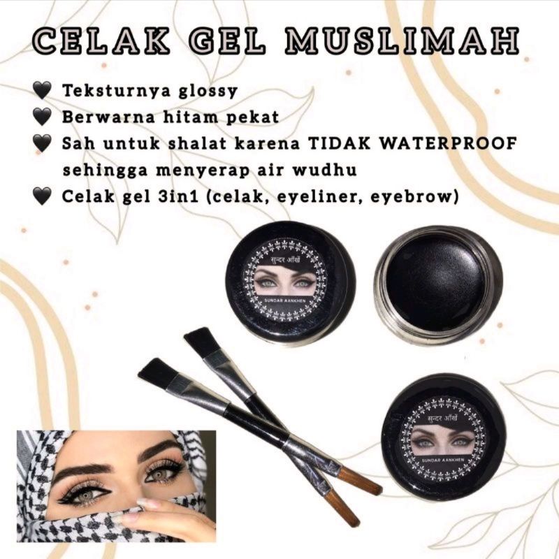 Jual Celak Gel muslimah halal untuk berwudlu made in india Ori | Shopee ...
