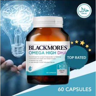 Jual Blackmores Omega High DHA - 60s - HALAL | Shopee Indonesia