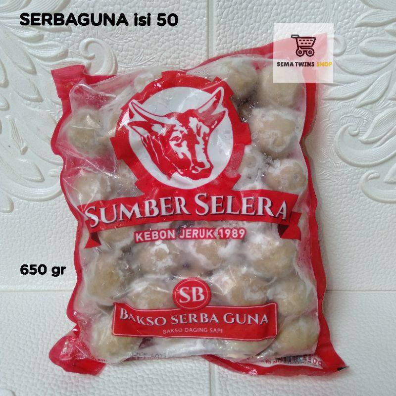 Jual Bakso SUMBER SELERA SERBAGUNA isi 50 - Baso Serba Guna Daging Sapi ...