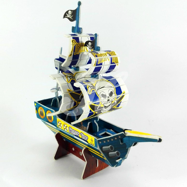 Jual Mainan Anak Unik Kapal Perahu One Piece 3D Puzzle Pirates | Shopee ...