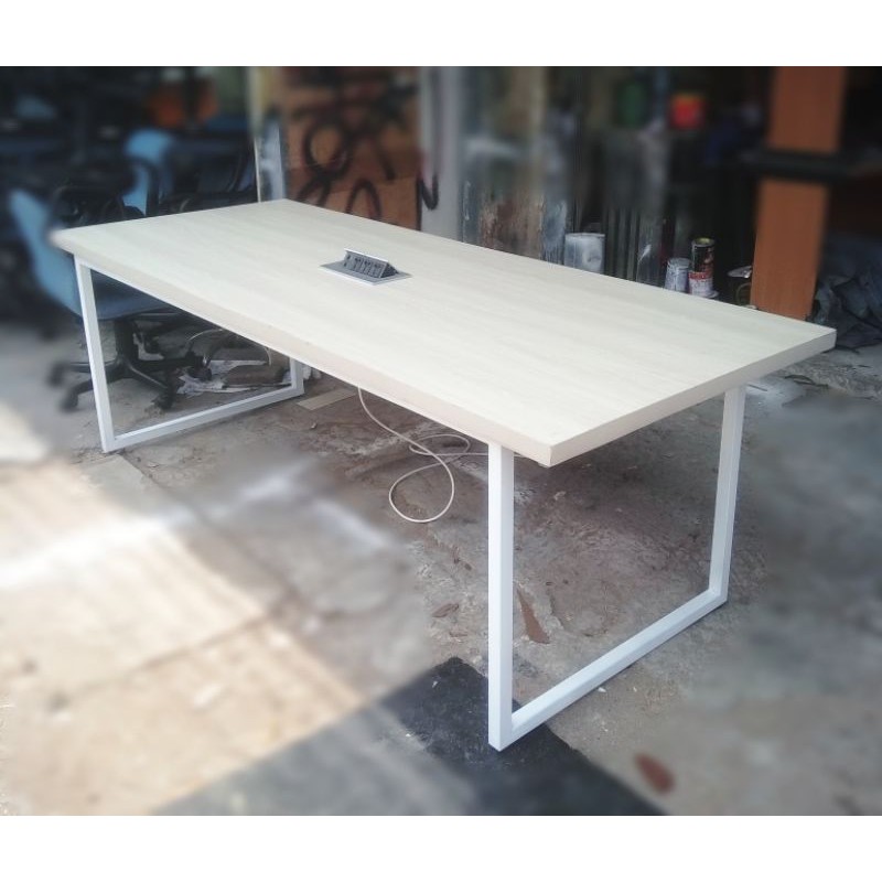Jual Meja Meeting Meja Kerja Buat 6-8 Orang Furniture Custom New ...