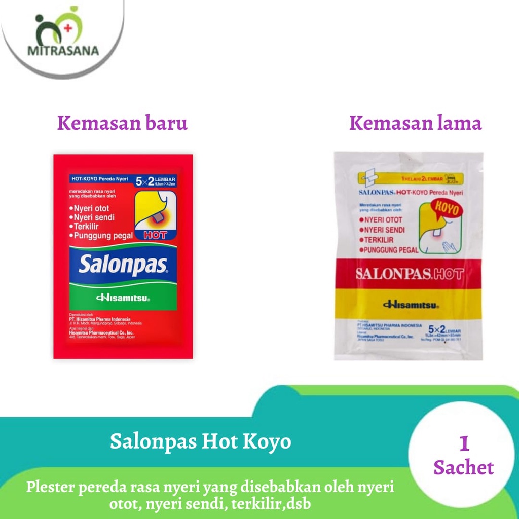 Jual SALONPAS HOT ISI 10 LEMBAR | Shopee Indonesia