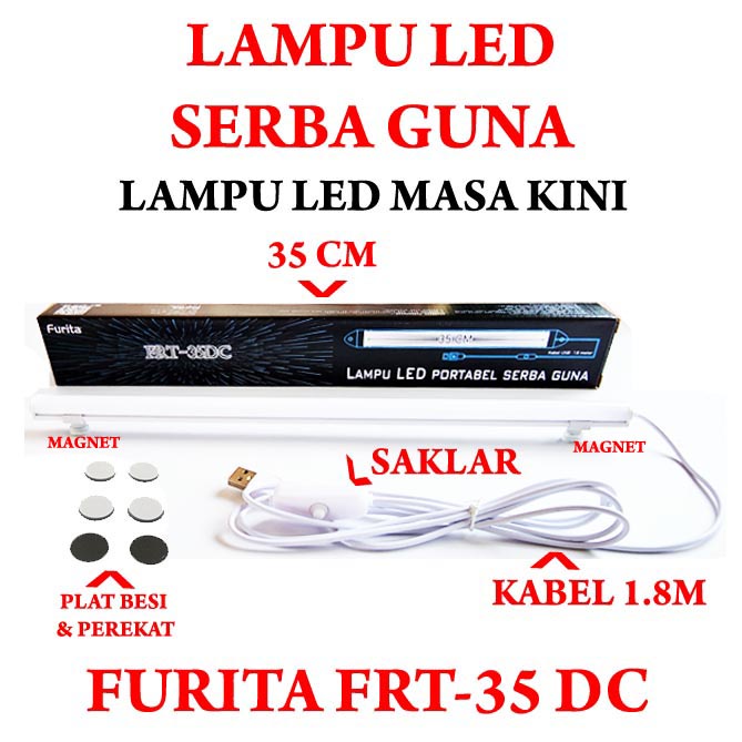 Jual FURITA LAMPU LED USB / Lampu Belajar LED / MAGIC LAMP Strip USB Panjang Portable / USB ...