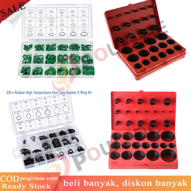 Jual 419 Pcs 225 Pcs 270 Pcs O Ring Bermacam-macam Set Seal Gasket ...