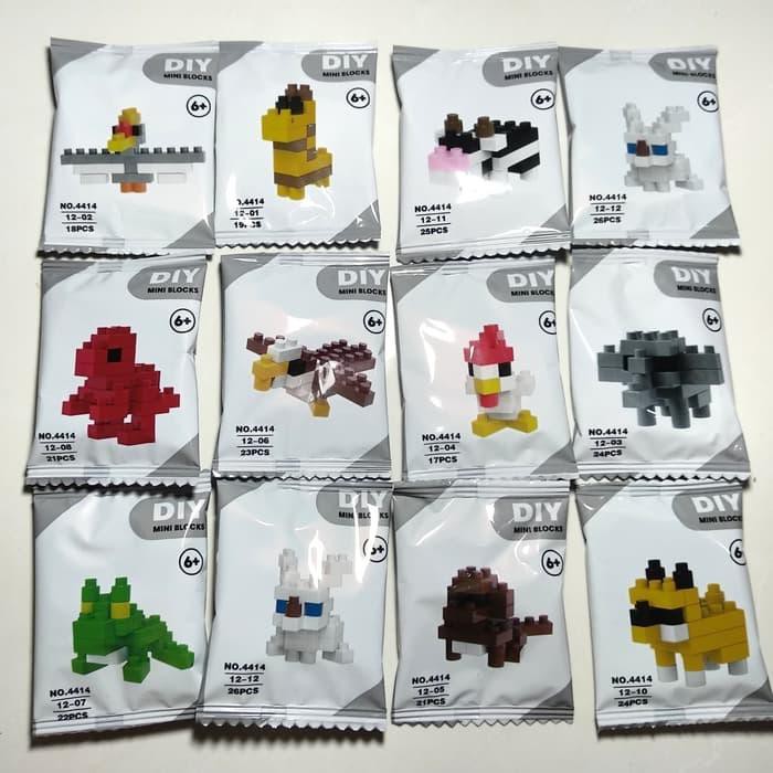 Jual Lego Minifigures NanoBlock Puzzle Lego Star Anak 12 Karakter ...