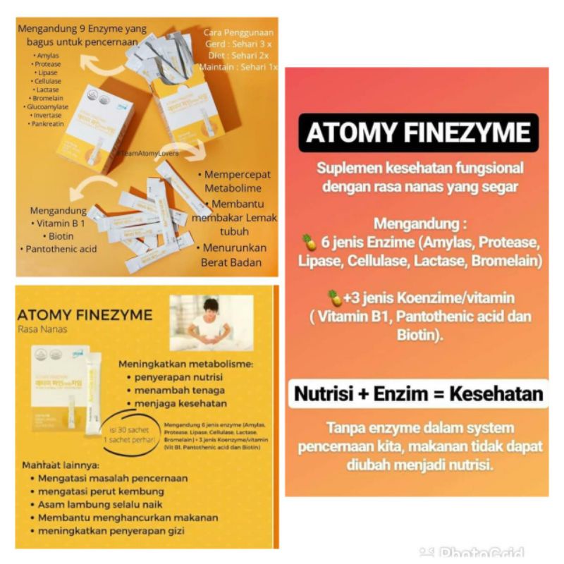 Jual Enzyme Korea / Finezyme (harga persaset) | Shopee Indonesia