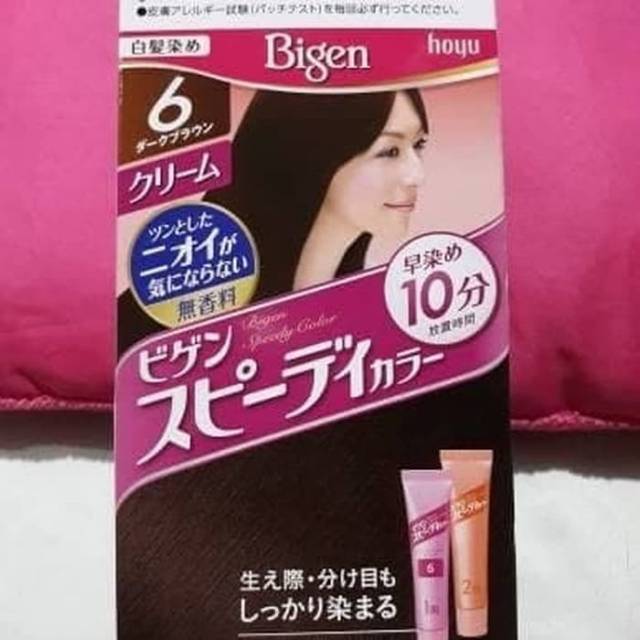 Jual Bigen hoyu cat rambut uban no 6 asli japan | Shopee Indonesia