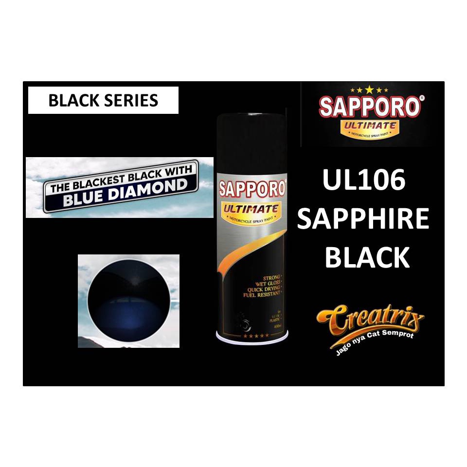Jual Sapporo Ultimate UL106 Sapphire Black | Shopee Indonesia