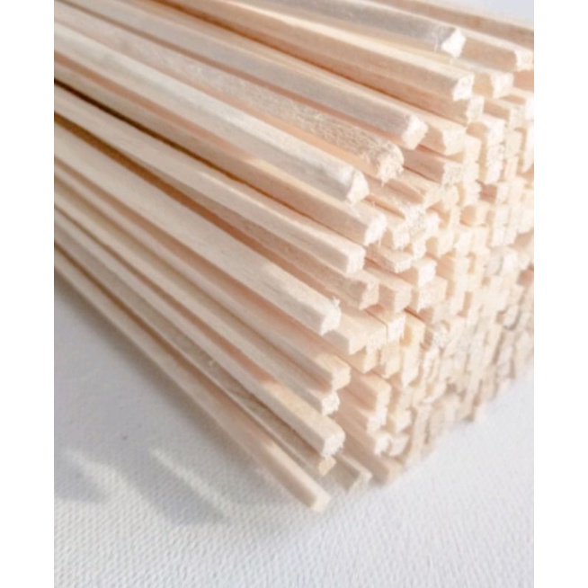 Jual Kayu Balsa Stick ukuran 2x2mm-8x8mm | Shopee Indonesia