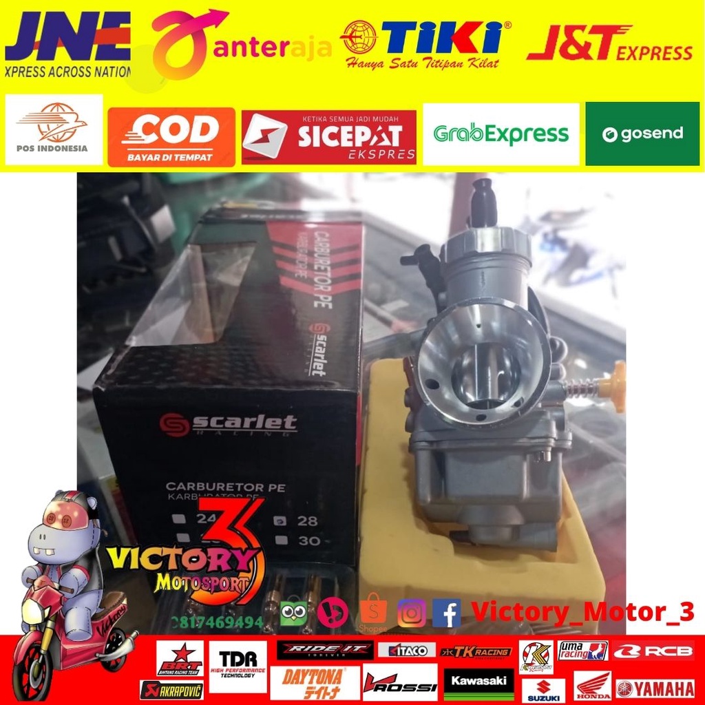 Jual KARBURATOR PE28 SCARLET | Shopee Indonesia