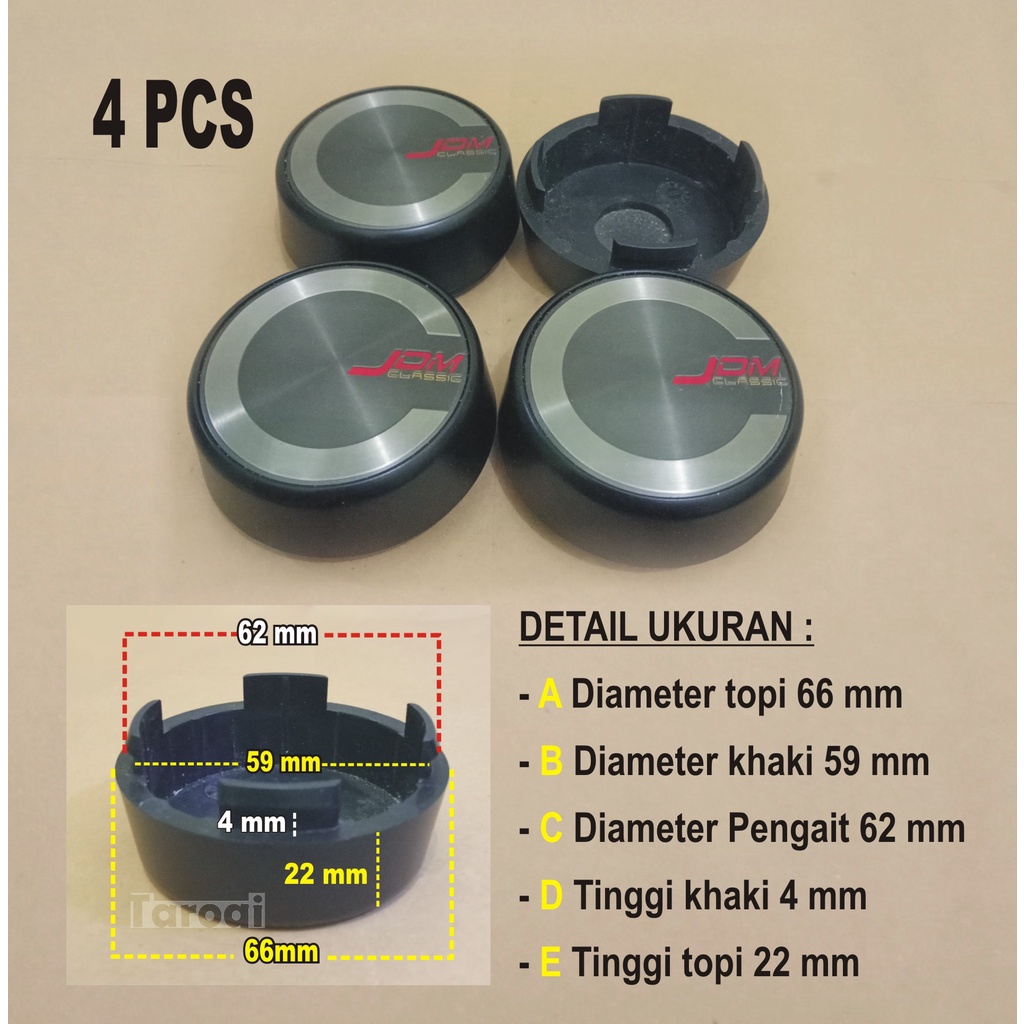 Jual Tutup Dop center velg JDM 4 buah | Shopee Indonesia