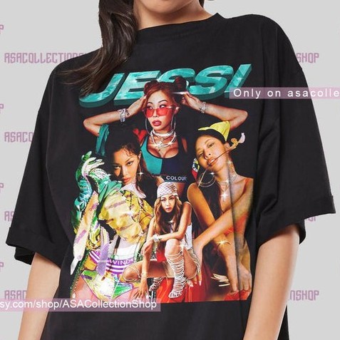 Jual Kaos Musik Rapper, Hip-hop, R&B JESSI-Jessica Hyun ju Ho, Oversize ...