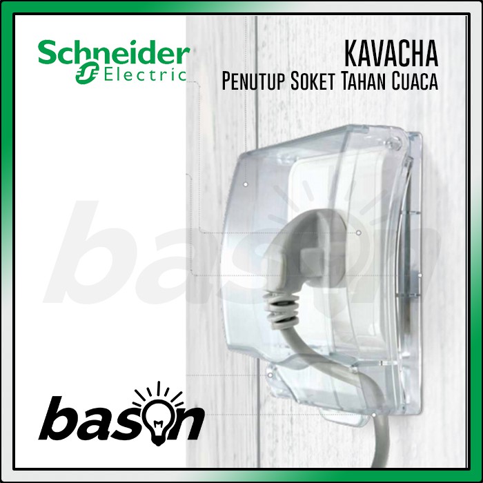 Jual SCHNEIDER Kavacha Weatherproof Cover IP55 - Warna Bening atau Putih | Shopee Indonesia