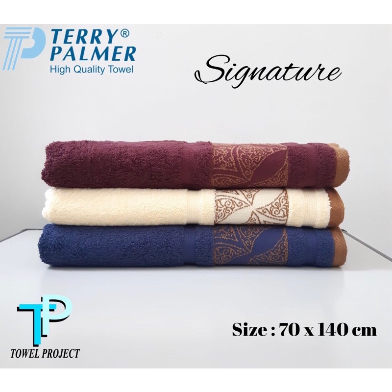 Jual Handuk Terry Palmer Signature Ukuran 70x140 cm Grade A ...