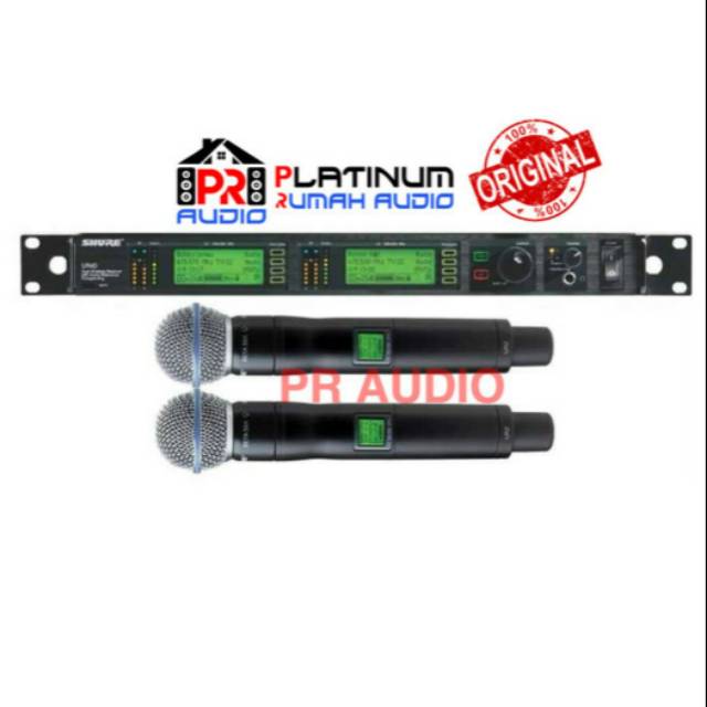 Jual Mic Wireless SHURE UR24D/ BETA58 / UR24D BETA58 ORIGINAL 2 Mic ...