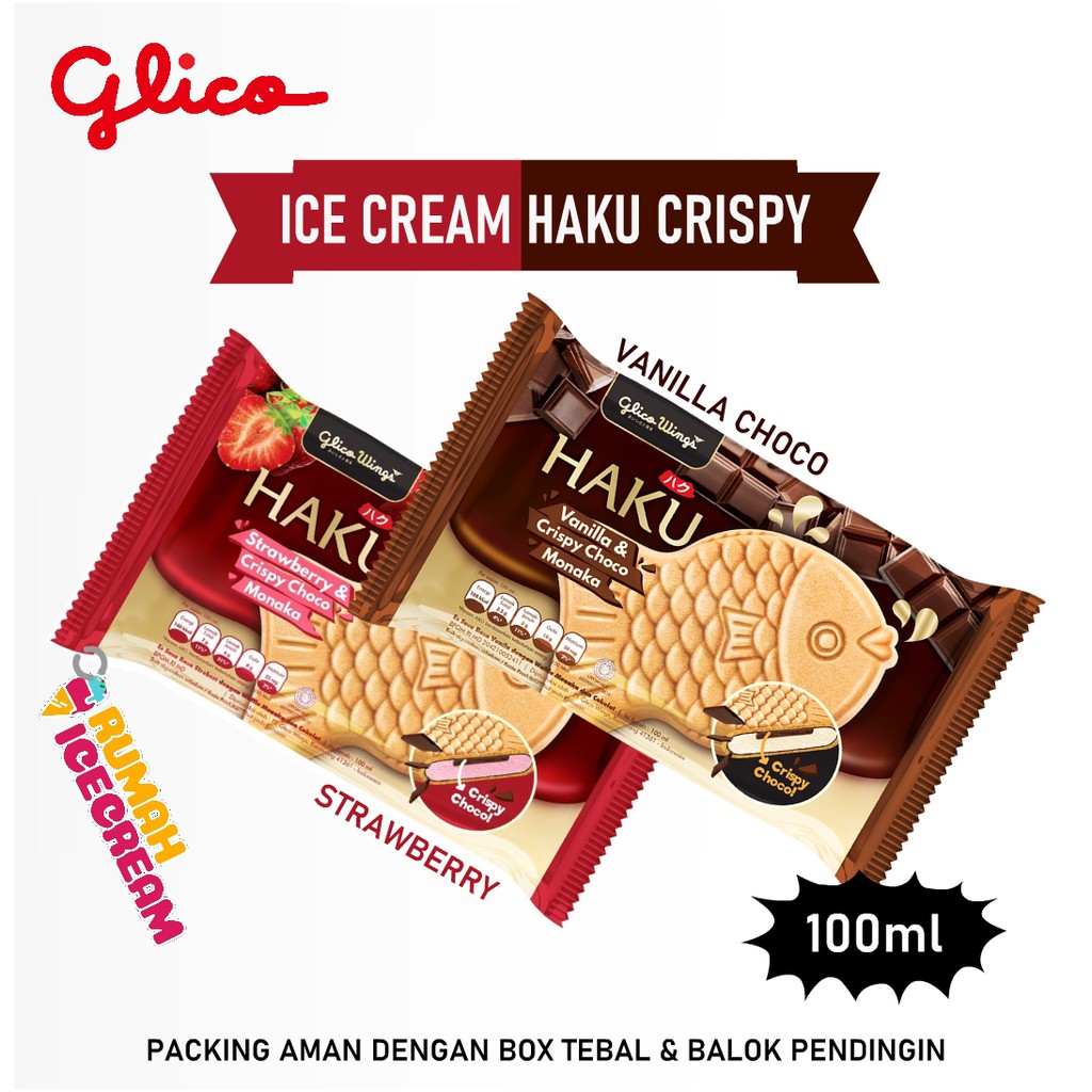 Jual Ice Cream Sandwich Crispy Haku | Shopee Indonesia