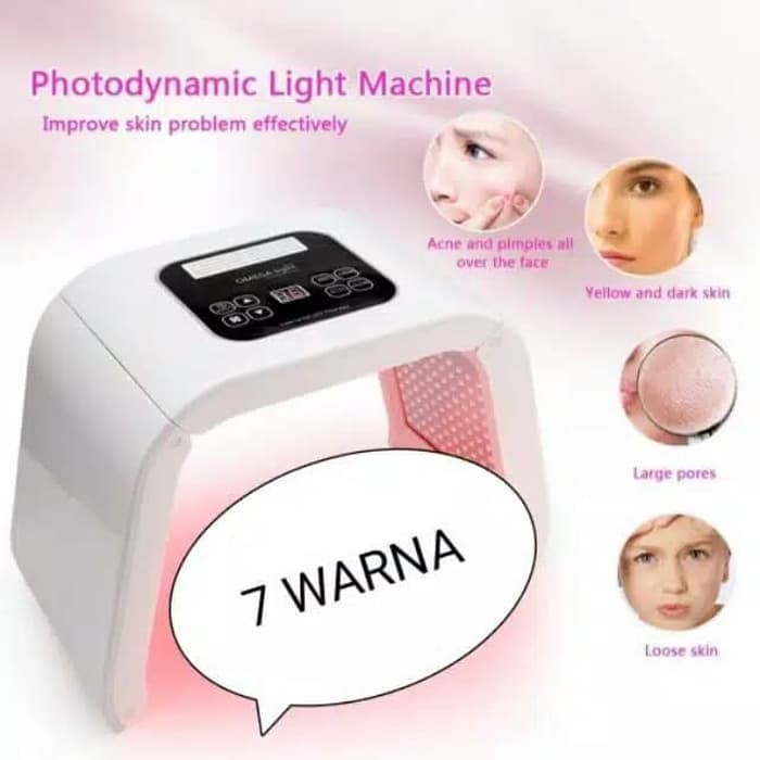 Jual PDT mask led photon omega light masker led 7 warna salon kecantikan | Shopee Indonesia