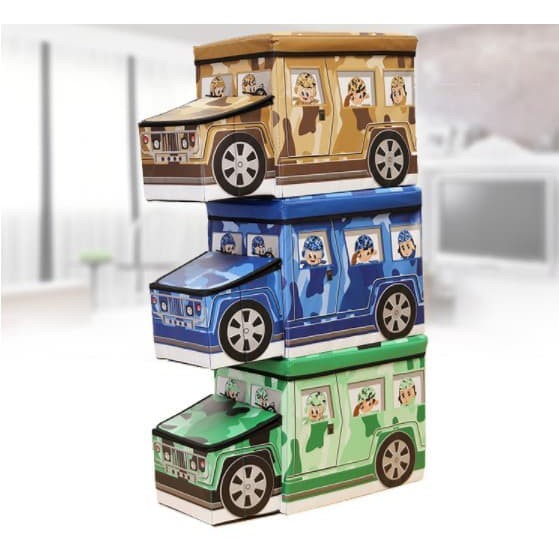 Jual Army Bus Storage Box / Kotak Penyimpanan Bentuk Bus Tentara ...