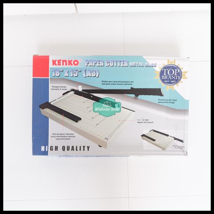Jual Pemotong Kertas A3 Kenko Paper Cutter Metal Base 1 Buah | Shopee ...