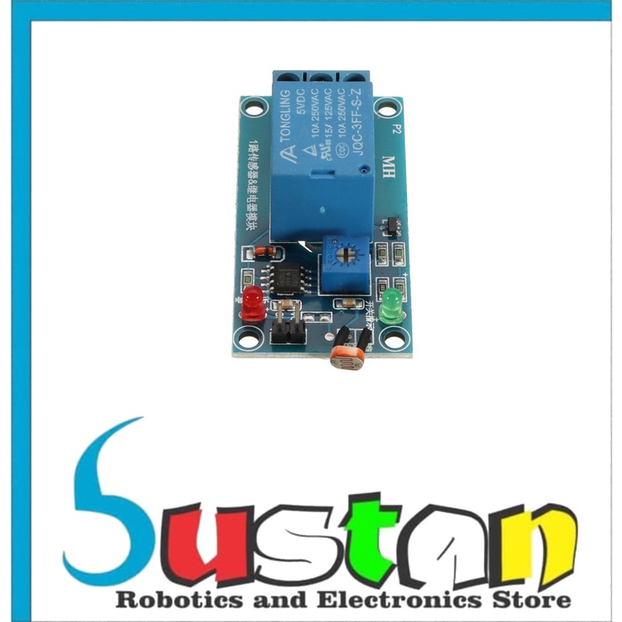Jual PHOTORESISTOR LDR WITH RELAY MODULE PHOTOSWITCH LIGHT DETECT ...