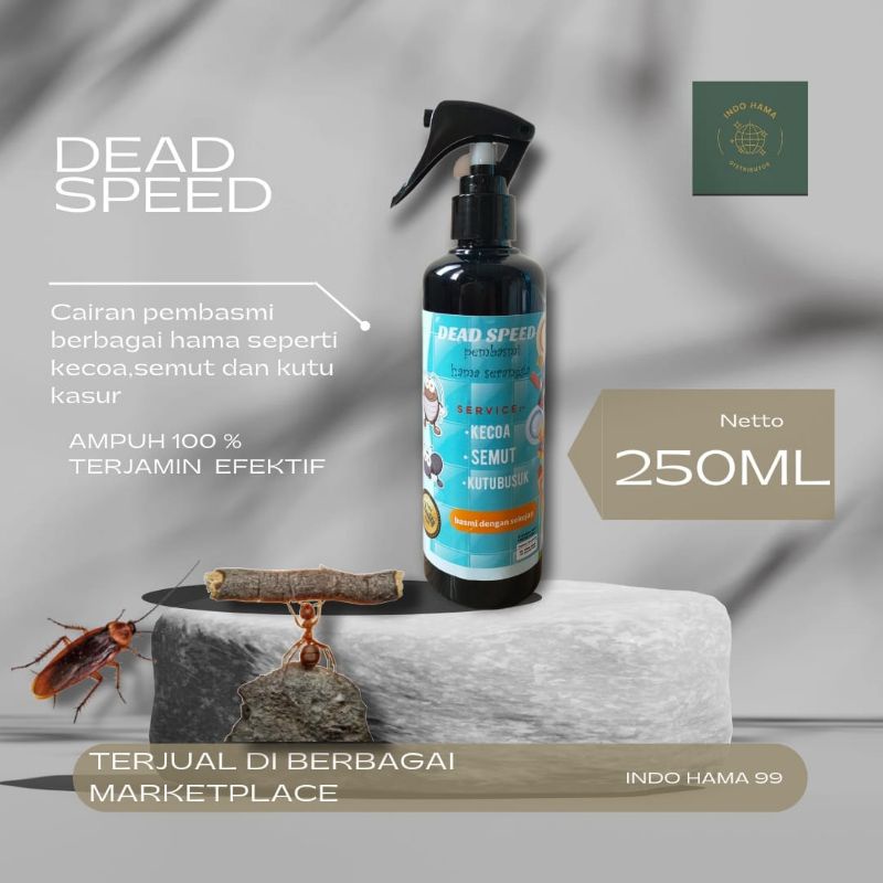 Jual DEAD SPEED Anti kutu dan serangga//Obat kutu kasur, semut, kecoa ...