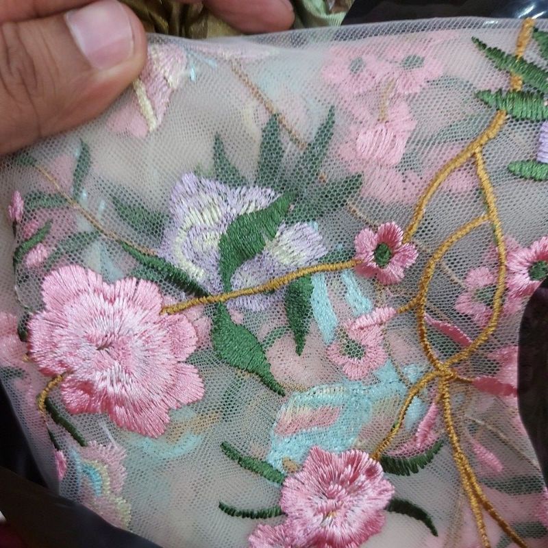 Jual Tile motif burung warna tosca pink muda | Shopee Indonesia