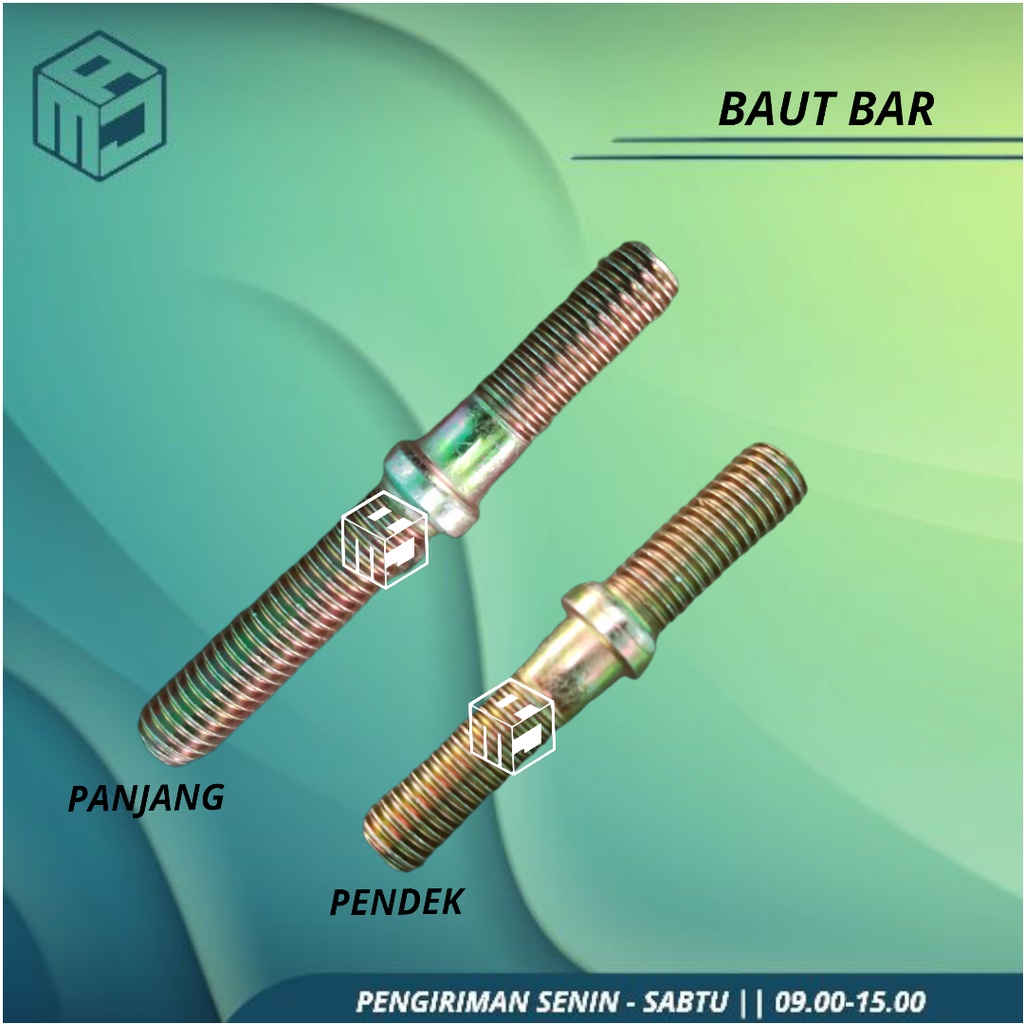 Jual Stud Bar Short & Long Baut Bar Panjang & Pendek Senso Besar ...