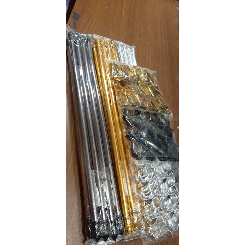 Jual stik besi tiang gorden korden spiral kupu kupu jendela minimalis ...