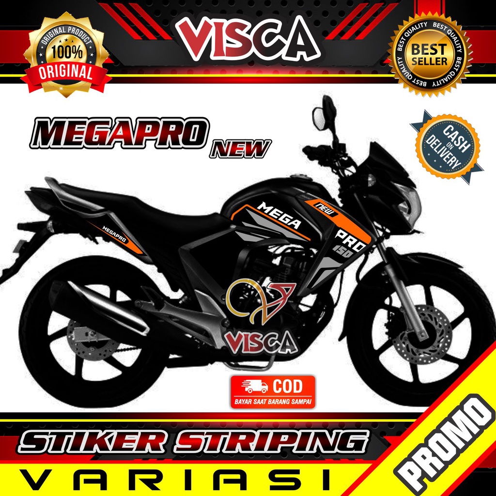 Jual Striping Megapro New - Sticker Striping Variasi Lis Megapro New ...
