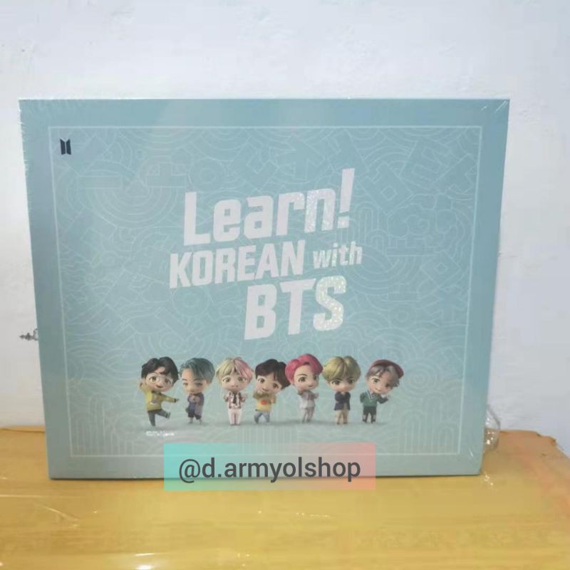 Jual OFFICIAL Learn ! KOREAN with BTS Book Package SET | Shopee Indonesia