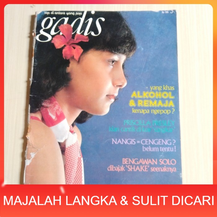 Jual Majalah GADIS No.3 Feb 1982 SAPTARINI Langka | Shopee Indonesia