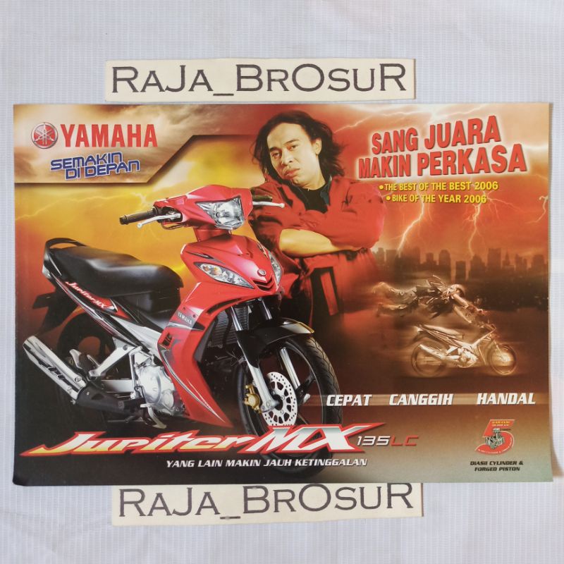 Jual Poster brosur katalog leaflet Yamaha Jupiter MX 135LC Jupiter ...