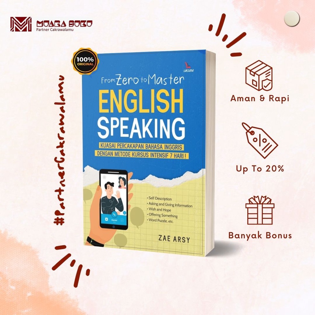 Jual From Zero To Master English Speaking; Kuasai Percakapan Bahasa Inggris dengan Metode Kursus ...