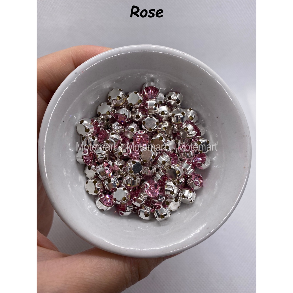 Jual Payet Mote Crystal Cangkang Payet Warna perlusin | Shopee Indonesia